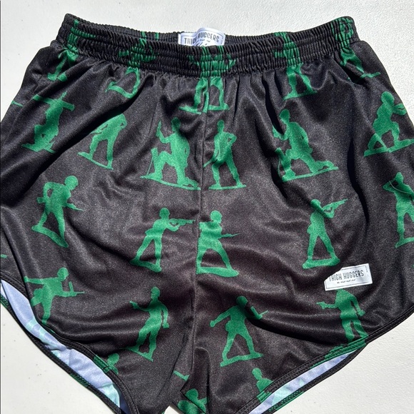 Thigh Hugger | Shorts | Mens Ml Green Army Men Thigh Huggers Shorts ...